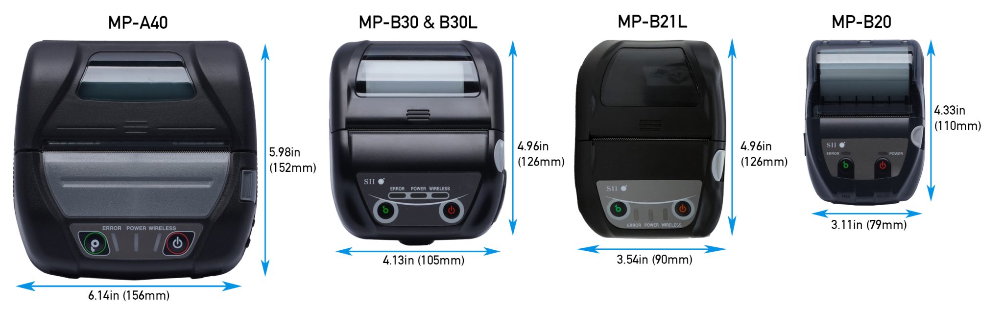 MP-B20 Series Mobile Printers - Thermal Printers | Seiko Instruments USA